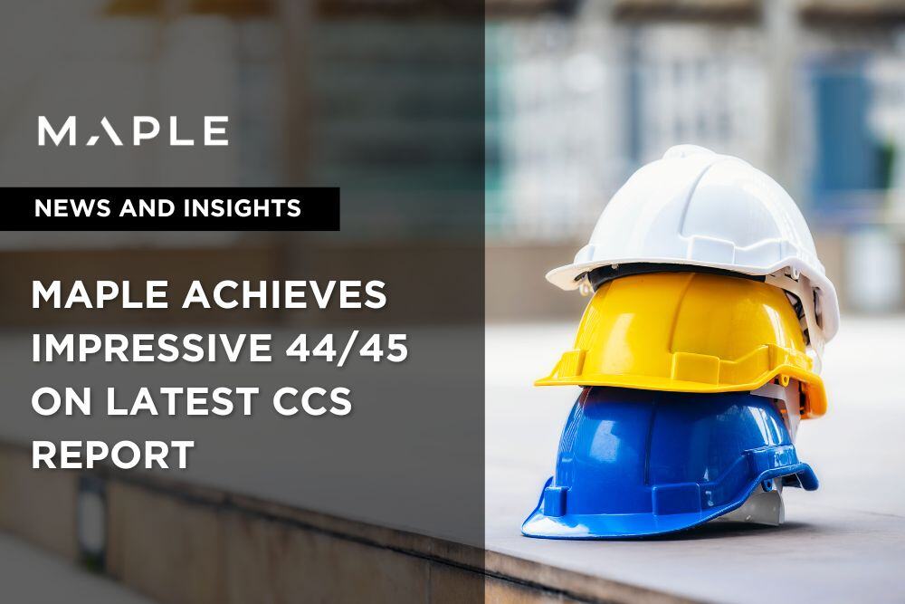 Several Maple projects achieve success at Considerate Constructors Awards